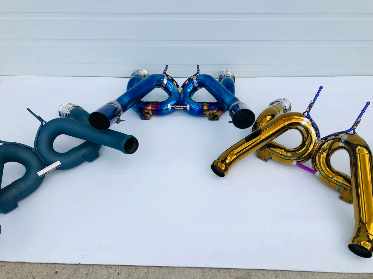McLaren 720S Titanium X-Pipe Exhaust – Unobtainium
